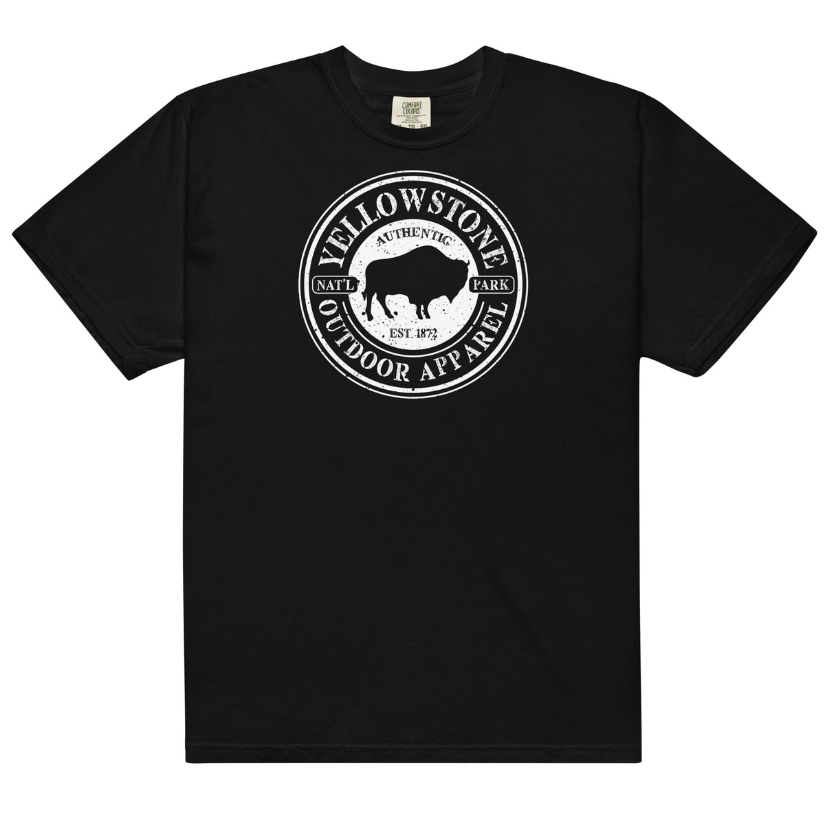 Yellowstone National Park Stamp Comfort Colors Shirt – National Park Store